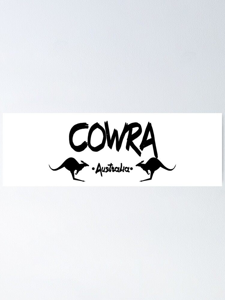 "Cowra Australia Tag" Poster for Sale by WaterClimber | Redbubble