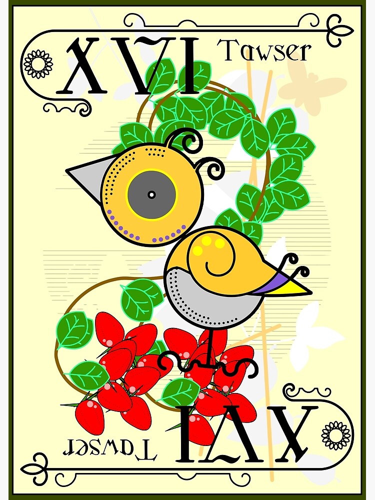 "Fairy Tarot Major Arcana Sixteen Tawser Kingdom of Burl" Poster for ...