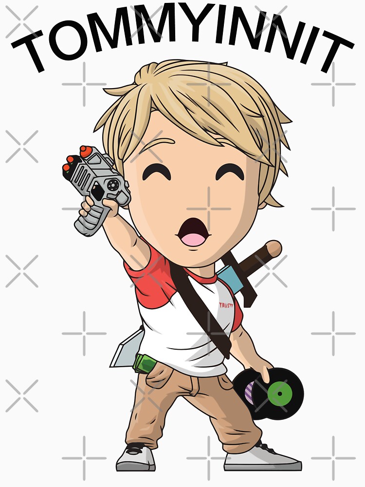 "Tommyinnit Merch Cartoon Tommy Innit" T-shirt by ElbaSoft | Redbubble