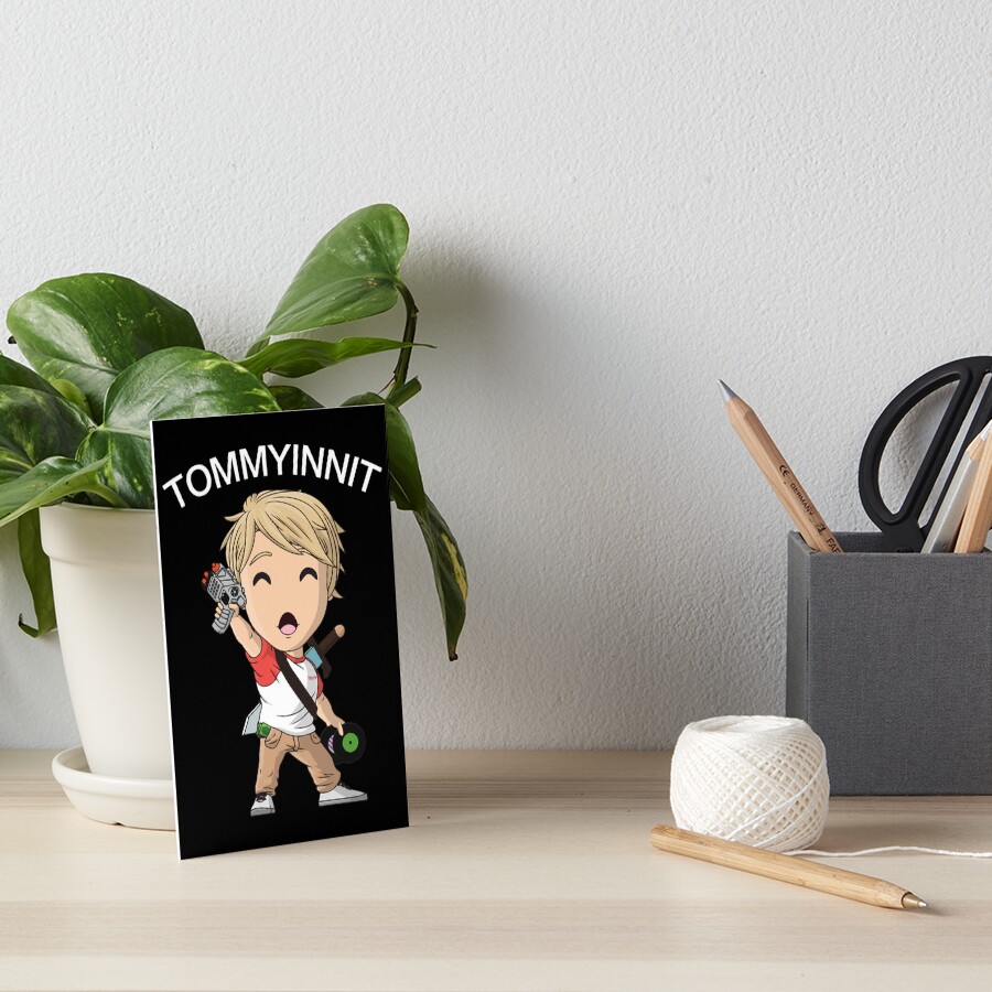 "Tommyinnit Merch Cartoon Tommy Innit" Art Board Print by ElbaSoft ...