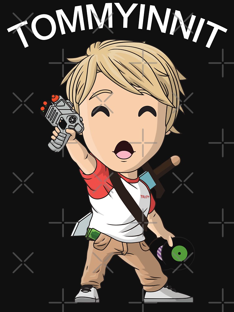 "Tommyinnit Merch Cartoon Tommy Innit" T-shirt by ElbaSoft | Redbubble