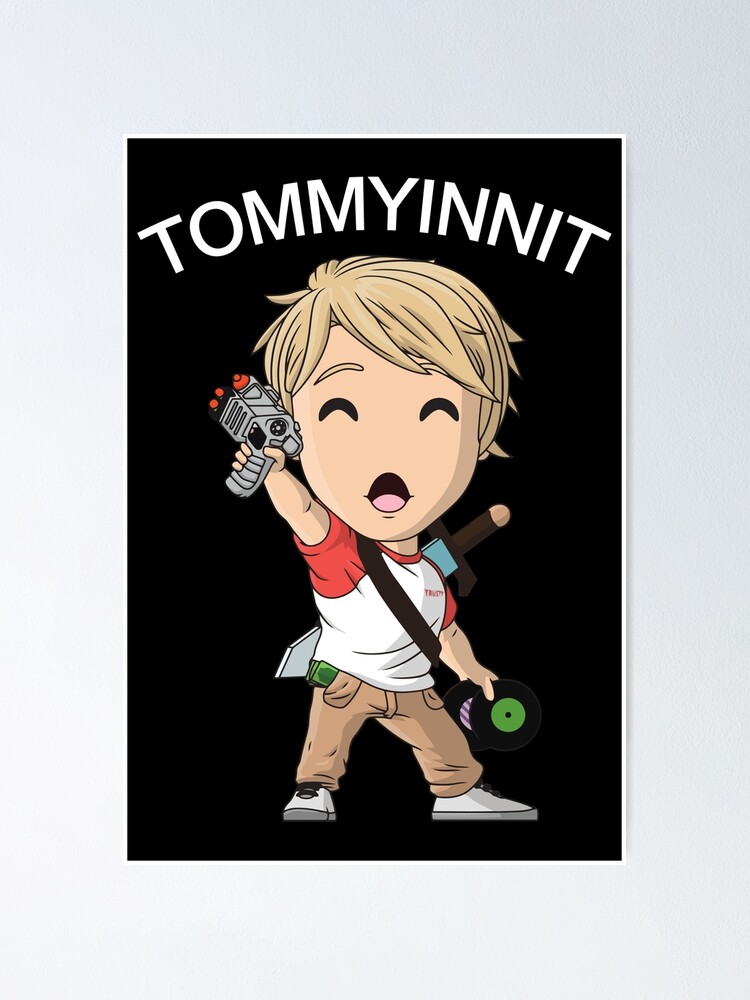 "Tommyinnit Merch Cartoon Tommy Innit" Poster for Sale by ElbaSoft ...