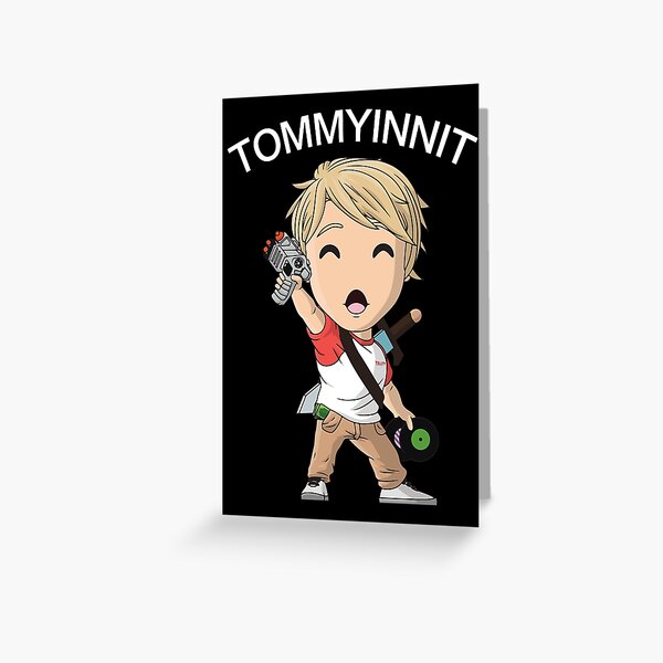 "Tommyinnit Merch Cartoon Tommy Innit" Greeting Card by ElbaSoft ...