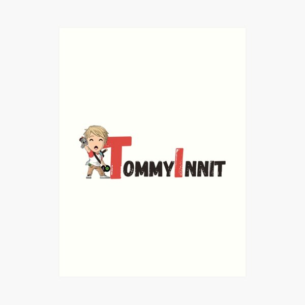 "Tommyinnit Merch Tommy Innit Logo" Art Print for Sale by ElbaSoft ...