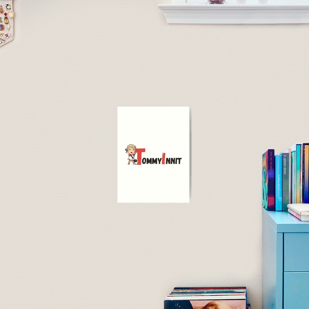 "Tommyinnit Merch Tommy Innit Logo" Art Print for Sale by ElbaSoft ...