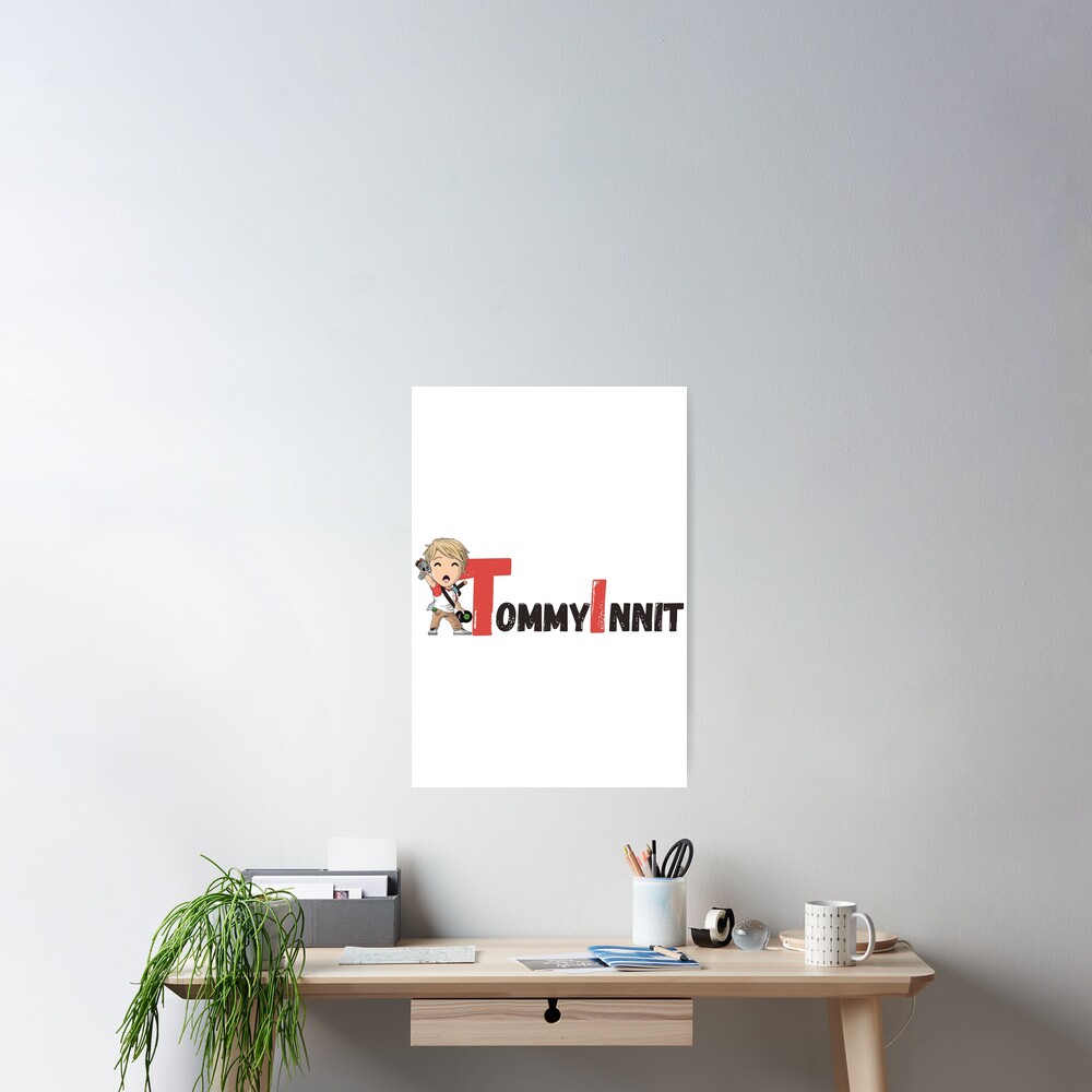 "Tommyinnit Merch Tommy Innit-Logo" Poster von ElbaSoft | Redbubble