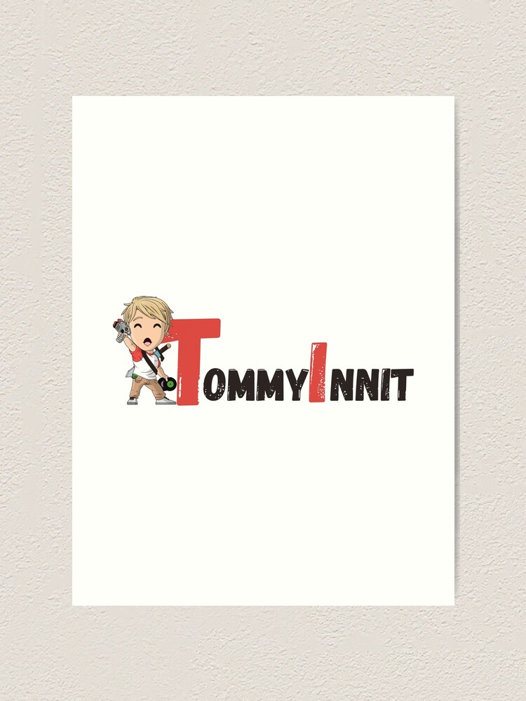 "Tommyinnit Merch Tommy Innit Logo" Art Print for Sale by ElbaSoft ...