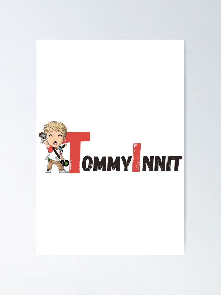 "Tommyinnit Merch Tommy Innit Logo" Poster by ElbaSoft | Redbubble