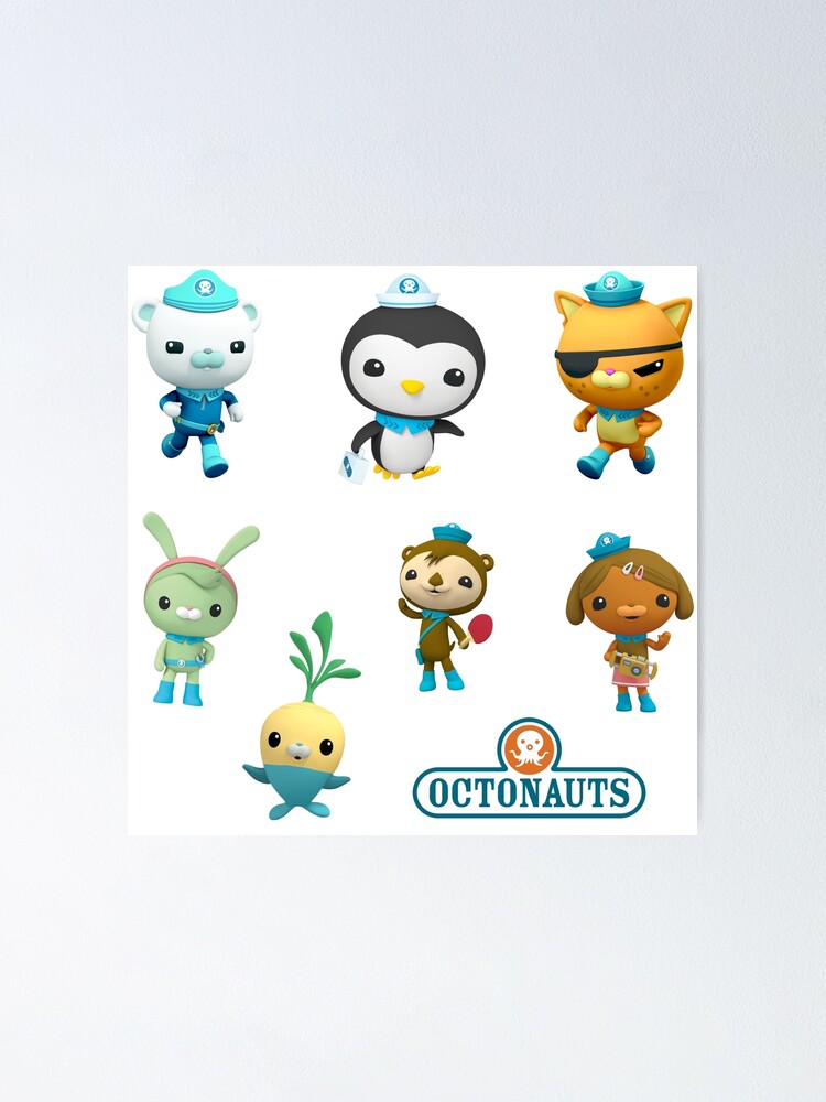 Octonauts Big Sticker Pack Poster For Sale By Razvanje20 Redbubble