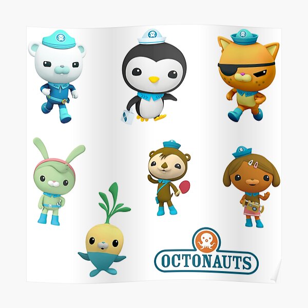 "Octonauts big sticker pack" Poster for Sale by Razvanje20 | Redbubble