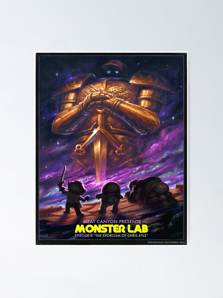 "MONSTER LAB EIGHT EPISODE PRINT - MEATCANYON" Poster for Sale by ...
