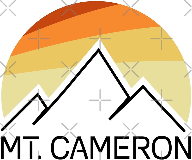 "Mt. Cameron Retro" by esskay | Redbubble