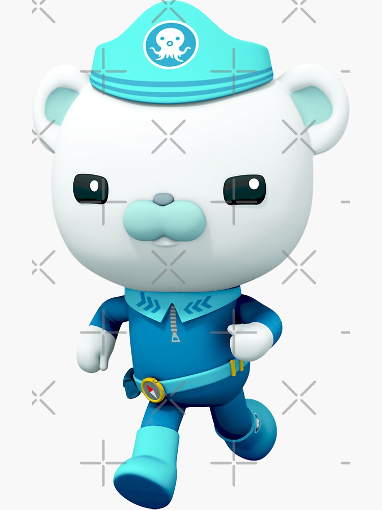 Octonauts Captain Barnacles Sticker By Razvanje20 Redbubble
