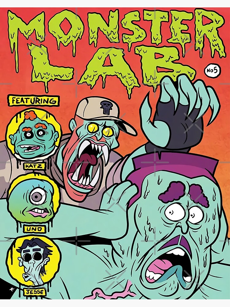 "MONSTER LAB FIFTH EPISODE PRINT - MEATCANYON" Poster for Sale by ...