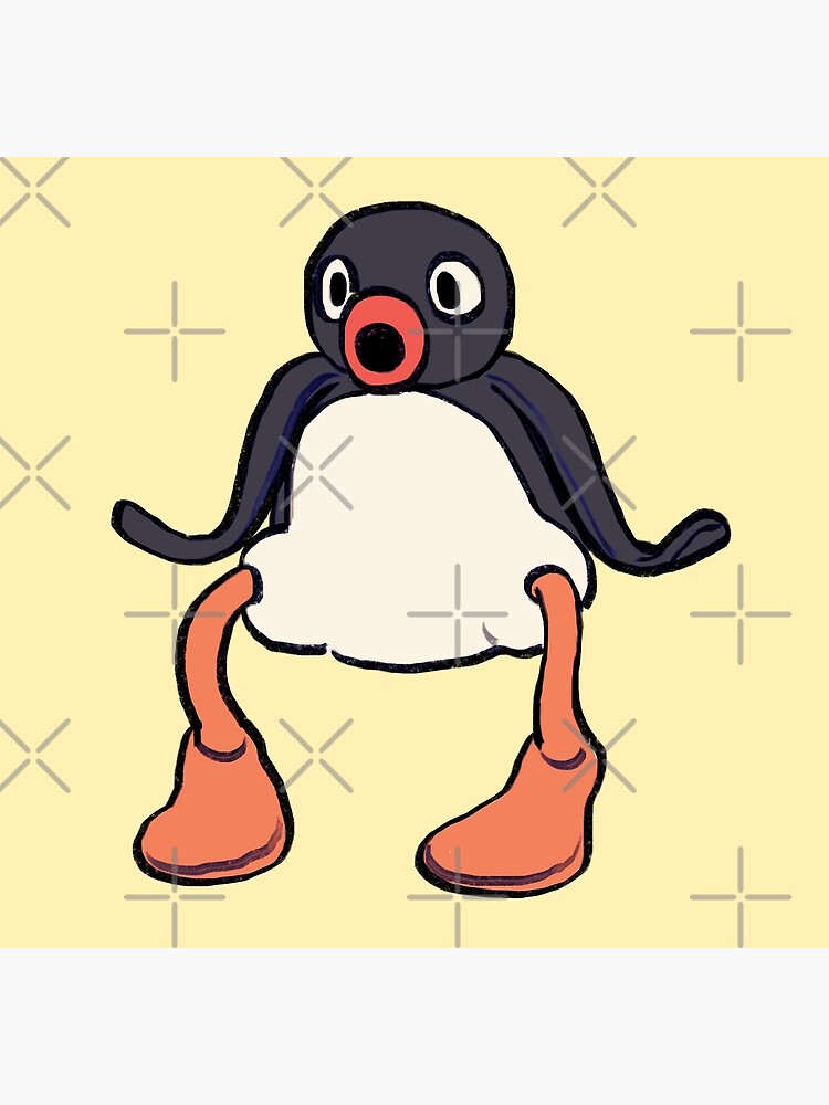 "I draw surprised penguin meme" Poster for Sale by RansRoom | Redbubble