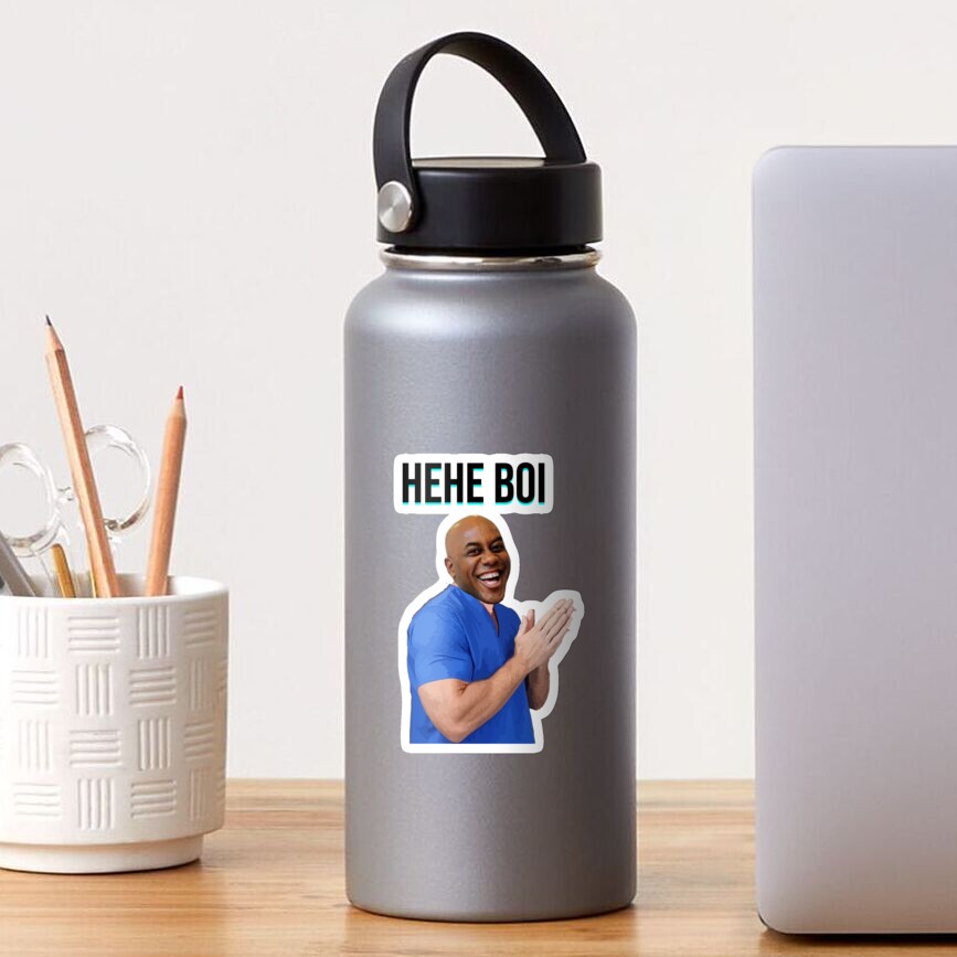 "Ainsley Harriot HEHE BOI" Sticker by zubayerhasan | Redbubble