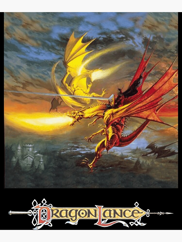 "Oeuvre de DragonLance Legend of Huma . classique" Poster for Sale by fieroiqfarel | Redbubble