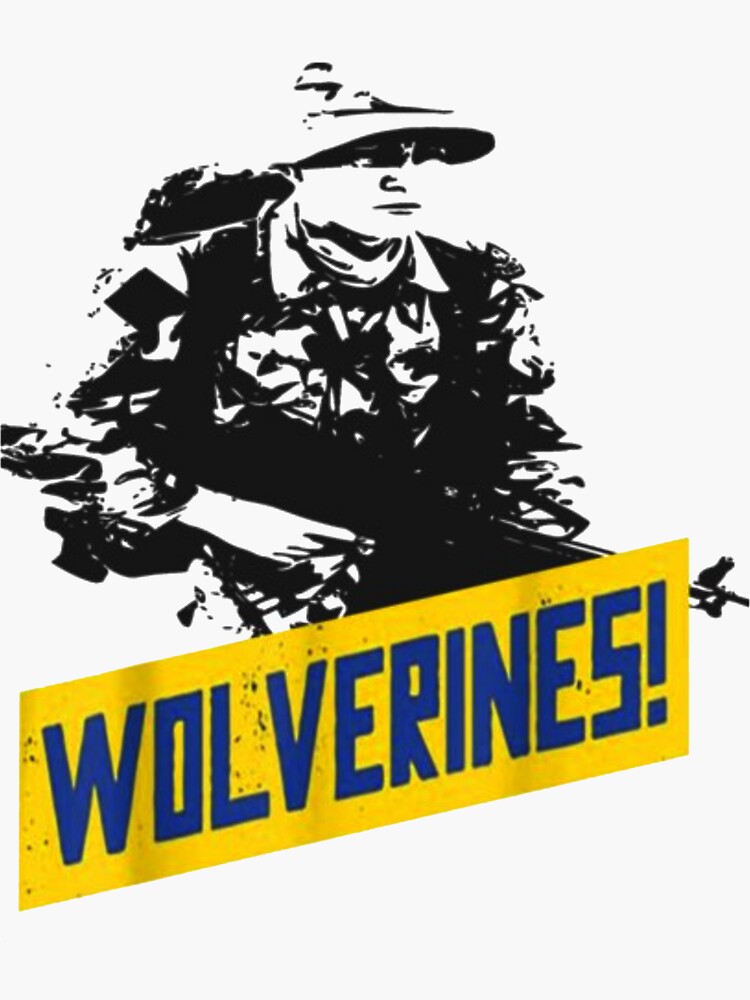 "Ukraine Wolverines War National Stand Love Support Military" Sticker ...