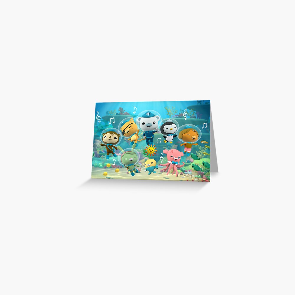 Octonauts Under Water Greeting Card For Sale By Razvanje20 Redbubble