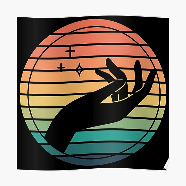 "Hand logo" Poster for Sale by myABstraction | Redbubble