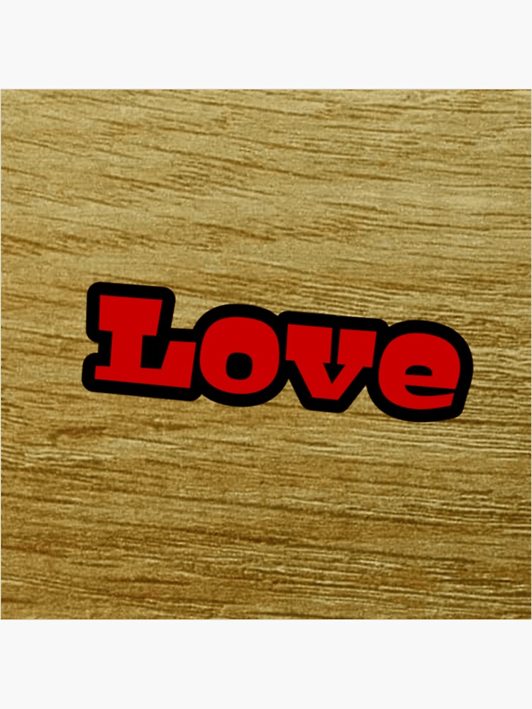"Love design for redbubble Classic ." Sticker for Sale by hepkerzukive ...