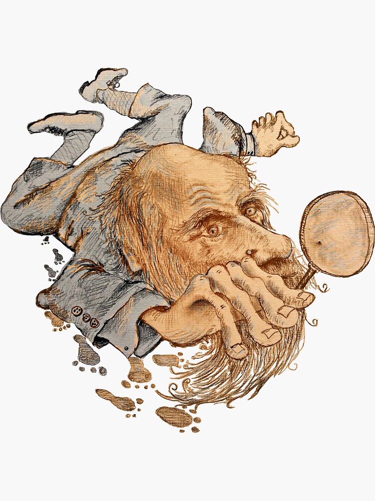 "Charles Darwin cartoon" Sticker by Pkcardin | Redbubble