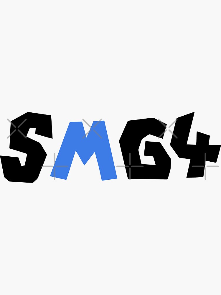 "Smg4 Merch Smg 4 Logo" Sticker by ElbaSoft | Redbubble