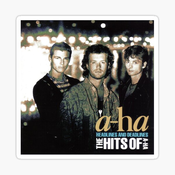 "Graphic The Hits Of Aha Lover Gifts" Sticker by VitoBarros1173 | Redbubble