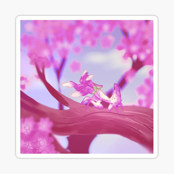 "Orchid Mantis " Sticker by BugBytes | Redbubble