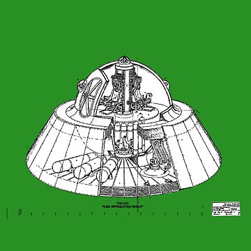 "Mid- '60's 'Alien Reproduction Vehicle' Diagram." Journal for Sale by ...