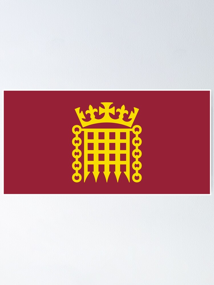 "Flag of the House of Lords" Poster for Sale by Shav | Redbubble