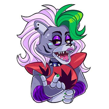 "Glamrock Roxy (FNAF Security Breach)" Magnet by finksart | Redbubble