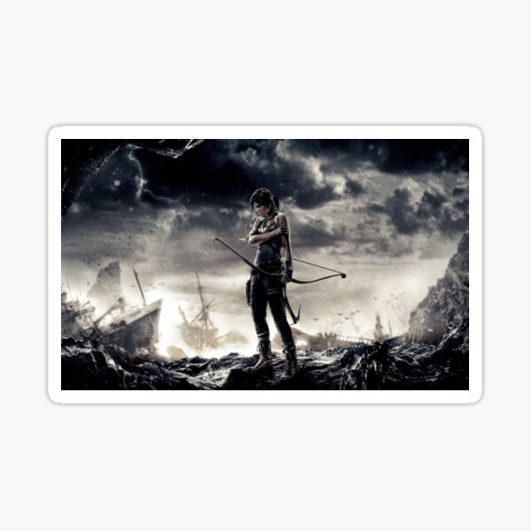 "Lara Croft" Sticker by Joker-888 | Redbubble