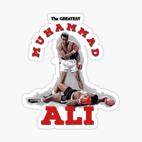 "Muhammad Ali " Sticker by Pkcardin | Redbubble