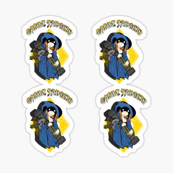 "Saint Javelin" Sticker by SiulChelios | Redbubble