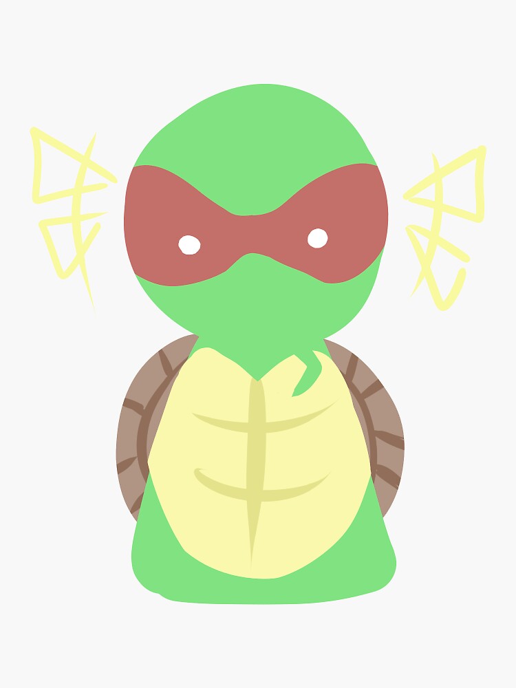 "raph tmnt 2012 icon" Sticker by DuckDipped | Redbubble