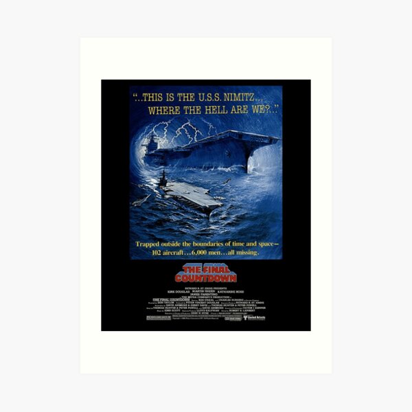 "THE FINAL COUNTDOWN Poster" Art Print for Sale by grangemnneiz | Redbubble