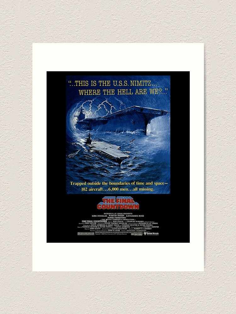 "THE FINAL COUNTDOWN Poster" Art Print for Sale by grangemnneiz | Redbubble