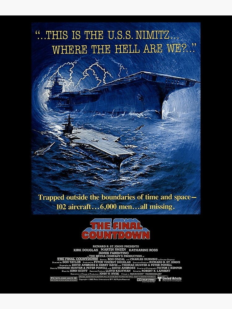 "THE FINAL COUNTDOWN Poster" Art Print for Sale by grangemnneiz | Redbubble