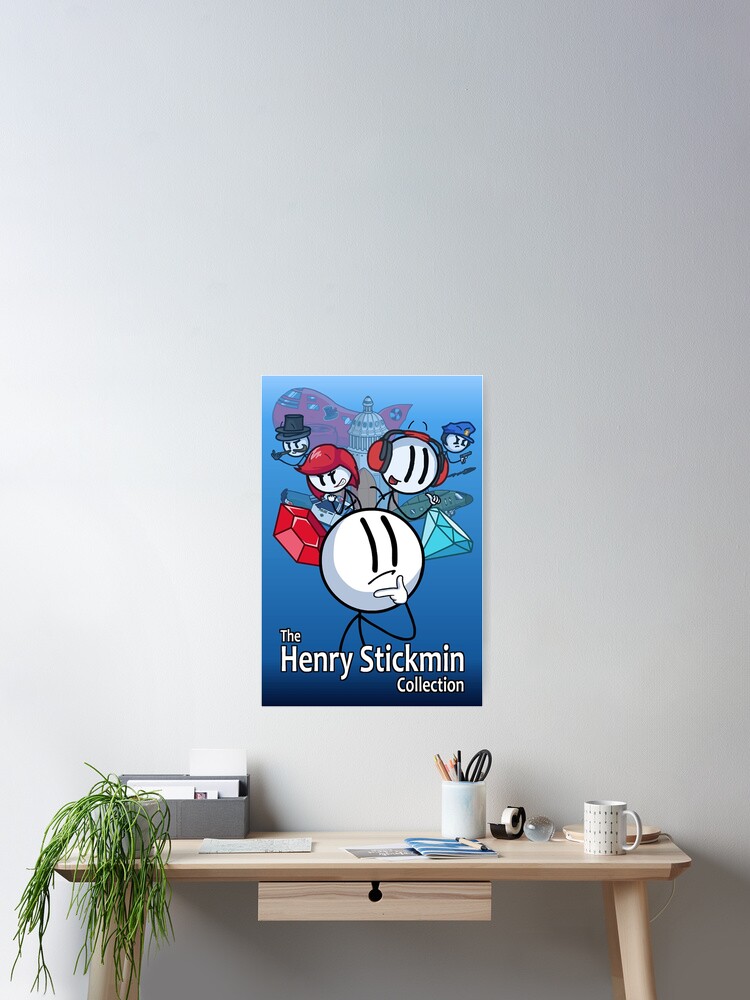 "Henry Stickmin" Poster by Lover70 | Redbubble
