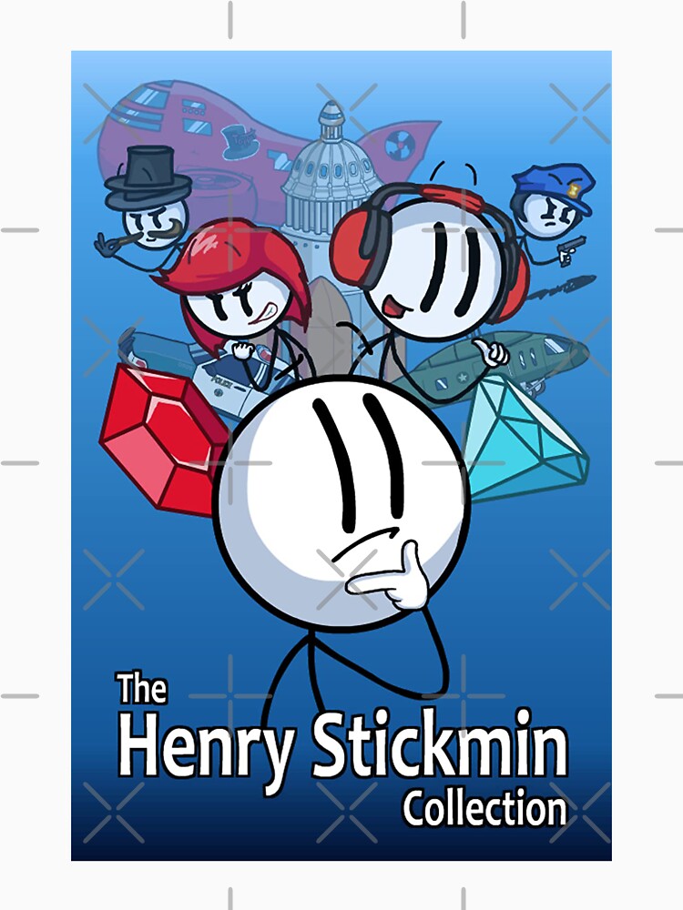 "Henry Stickmin" T-shirt for Sale by Lover70 | Redbubble | the henry ...