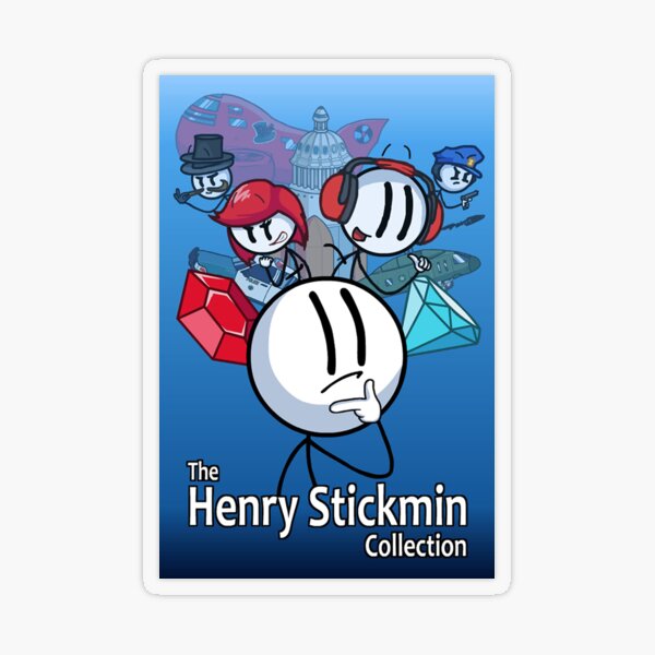 "Henry Stickmin" Sticker for Sale by Lover70 | Redbubble