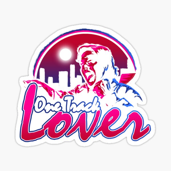 "One track lover" Sticker for Sale by Samdwards | Redbubble