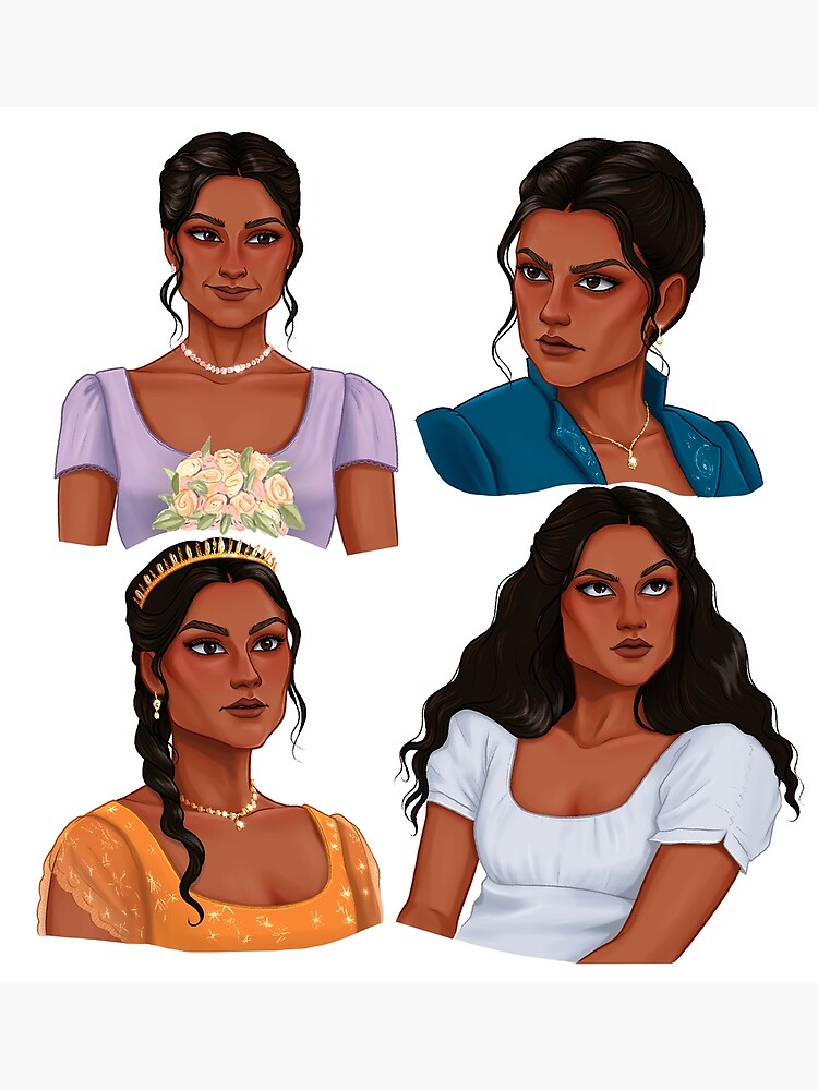 "bridgerton kate sharma by simone ahsley" Poster for Sale by itsrn ...