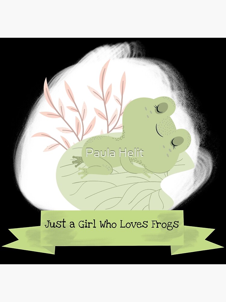 Just A Girl Who Loves Frogs Cute Kawaii Frog Premium Matte Vertical ...
