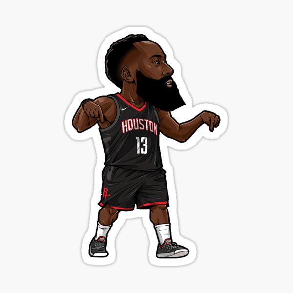 "James Harden 13 Art Chibi" Sticker by JaclynPiel | Redbubble