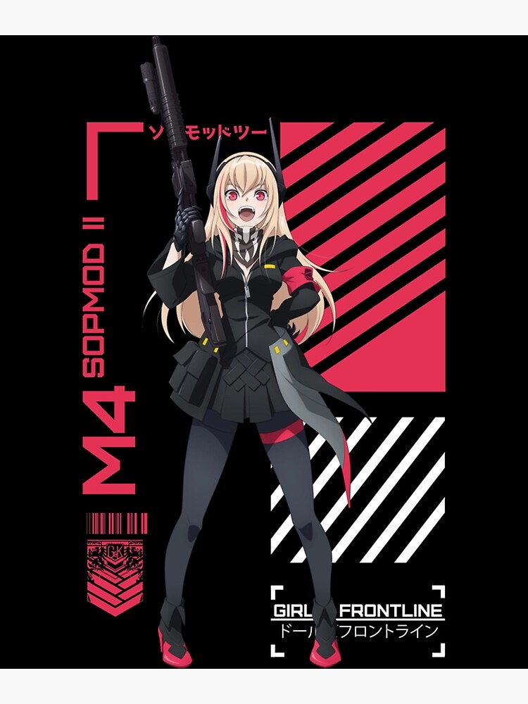 "M4 SOPMOD II - Dolls Frontline Classic ." Poster for Sale by ...