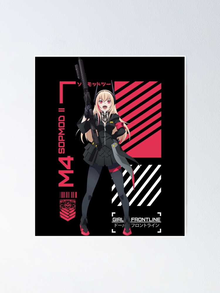 "M4 SOPMOD II - Dolls Frontline Classic ." Poster for Sale by ...