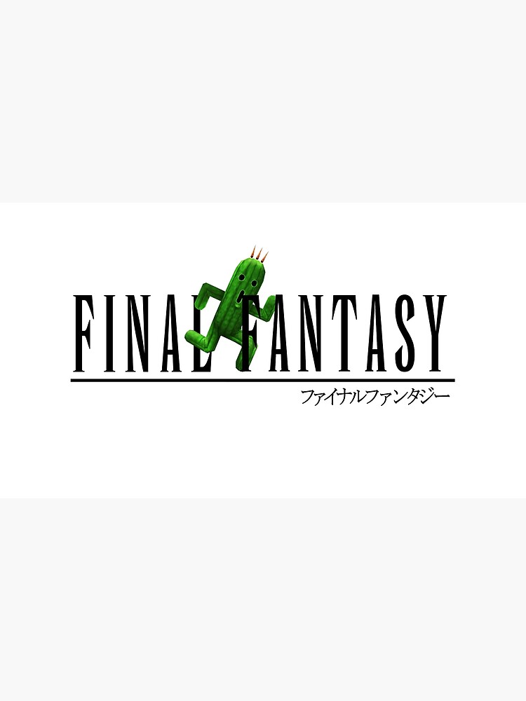 "Final Fantasy Cactuar Logo" Poster for Sale by Zerger | Redbubble