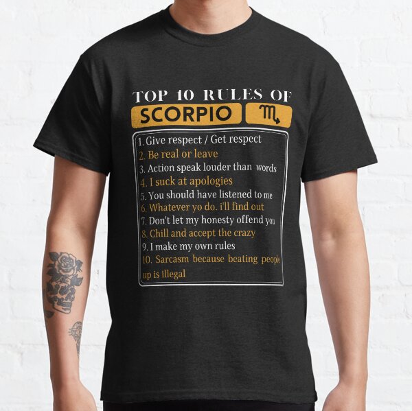 Top 10 Rules Of Scorpio Funny Scorpio Facts Zodiac Astrological Sign